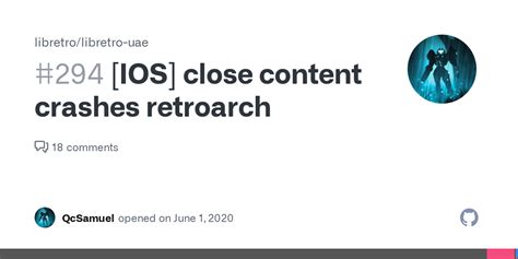 IOS Close Content Crashes Retroarch Issue Libretro Libretro Uae GitHub