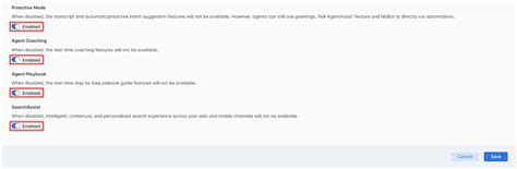 Agentassist Settings Smartassist