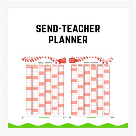 Send Teacher Planner By Edudeen Tpt