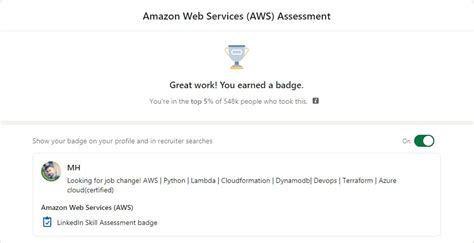 mh jamali on linkedin linkedinskillassessment aws amazonwebservices