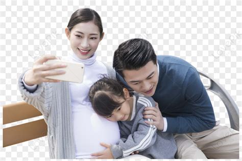 가족 야외 셀카 Png 일러스트 무료 다운로드 Lovepik