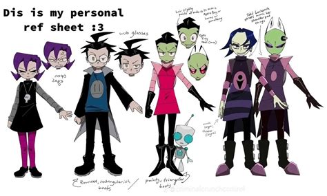 Pin By Mio Brave On Invader Zim Invader Zim Invader Zim Characters Cartoon Shows