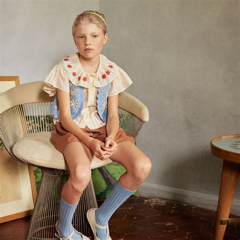 Cotton Bonnie Gilet Cornflower Mamaowl