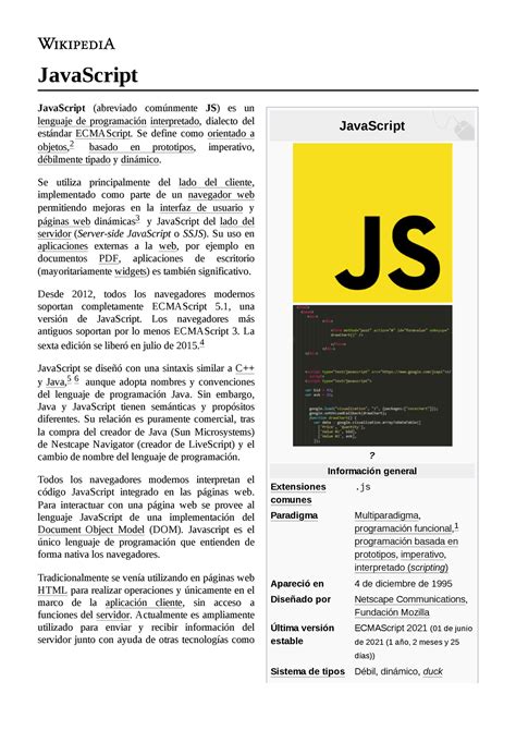 Java Script Espero Sea De Su Agrado Javascript Información