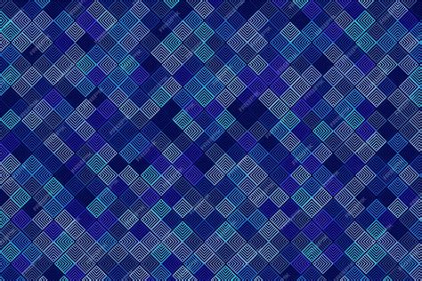 Premium Vector Pattern With Geometric Elements In Blue Tones Abstract
