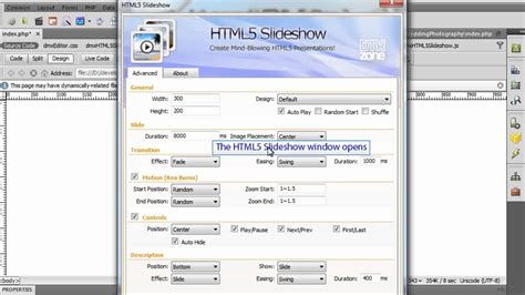 Using Html5 Slideshow With Online Page Editor Youtube