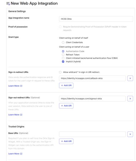 How To Integrate Hcss Credentials With Okta Sso