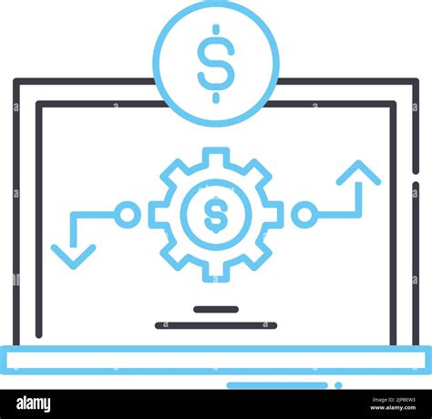 Optimization Method Line Icon Outline Symbol Vector Illustration