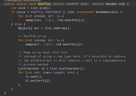 Collection shuffle 多线程环境随机排序失败原因分析 谁戳破我轮胎 博客园
