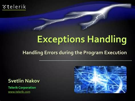 Ppt Exceptions Handling Powerpoint Presentation Free Download Id