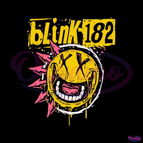 Retro Punk Smiley Face Blink Svg