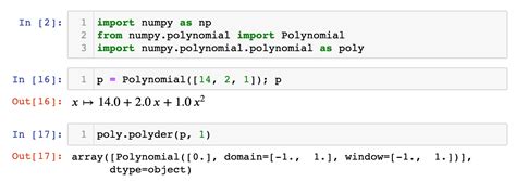 python polynomial derivative in numpy stack overflow