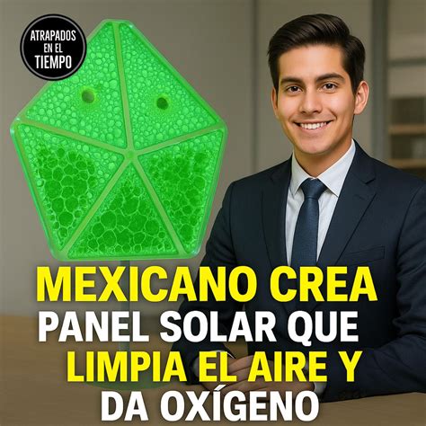 Atrapados 🇲🇽☀️🌱 Mexicano Crea Panel Solar Que Genera Energía Oxígeno Y Limpia El Aire Al