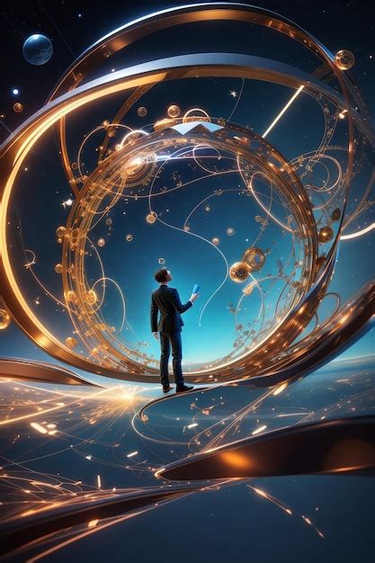 Premium Photo Quantum Visualizing The Uncertainty Of Quantum Mechanics Through Creative