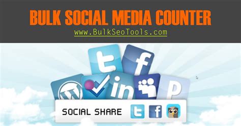 Social Share Count Checker Track Social Media Shares Bulk Seo Tools