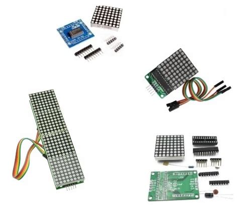 Max7219 Dot Led Matrix Mcu Steuerung Led Display Modul Für Arduino Raspberry Pi S Eur 203