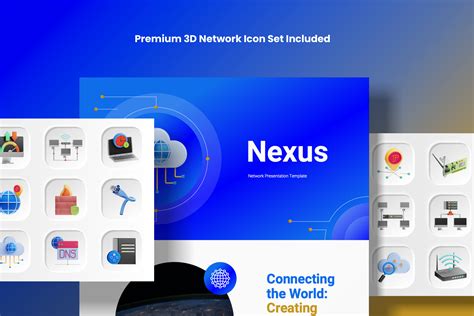 Network PowerPoint Presentation Template Graphue