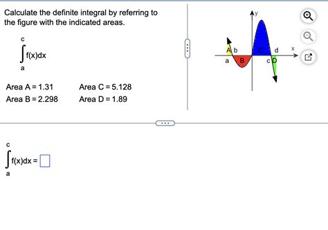 Solved Calculate The Definite Integral By Referring To The Chegg Com