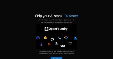 openfoundry build open source ai 10x faster