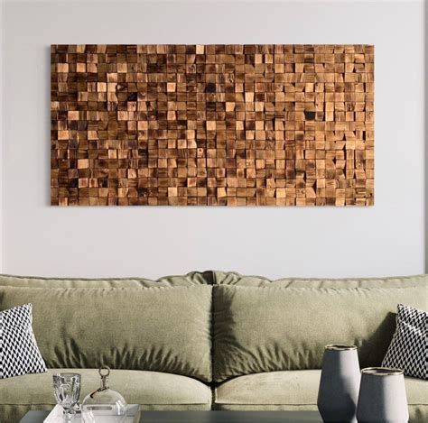 Acoustic Wood Wall Art Solid Wood Sound Diffuser Skyline Diffuser Furniture And Home Living