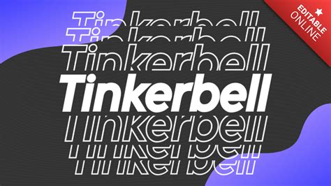 Tinkerbell Repeat Text Effect Generator