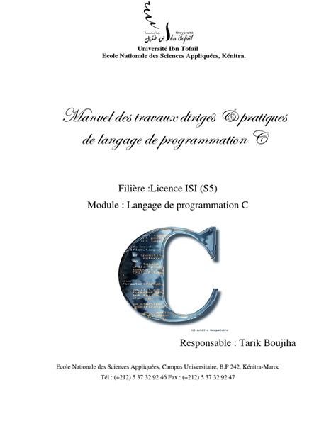 tp td lpc 2021 descargar gratis pdf c langage de programmation