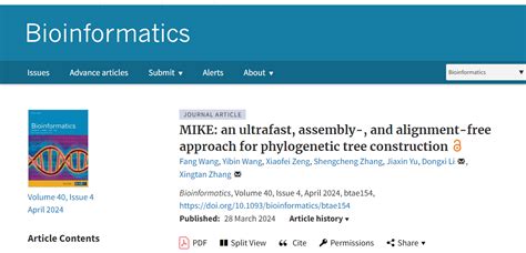 Bioinformatics 基因组所张兴坦团队提出一种新颖的构建系 生物通