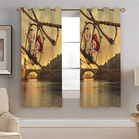 قیمت و خرید پرده نیروانا طرح انیمیشن آقای شرمن پسرونه مدل مخمل کد 8822