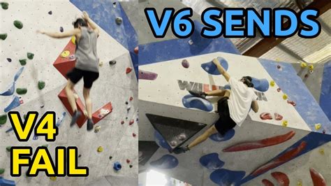 i can send v6s but i fail on this v4 pov bouldering session youtube