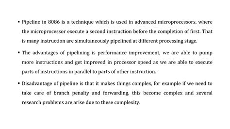 8086 Microprocessor Pipeline Architecture Pptx