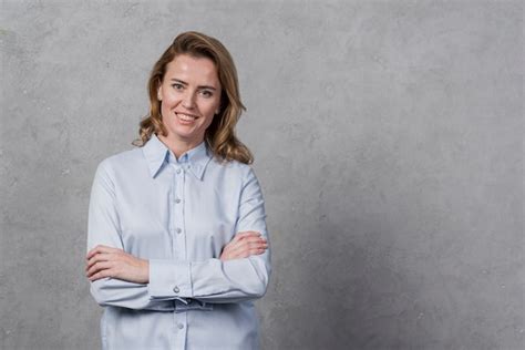 Free Photo Portrait Of Mature Woman Smiling