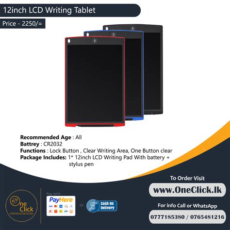 12 Inch LCD Writing Tablet