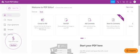 foxit s online pdf editor