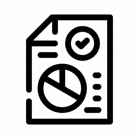 Verification Pie Chart Analytics Report Statistics Marketing Icon