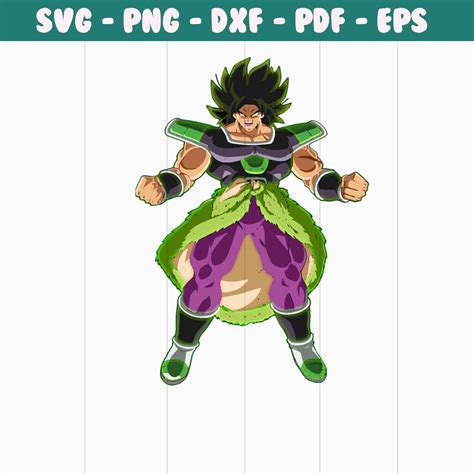 Broly Png Dragon Balls Png Dtg Printing Instant Download Inspire
