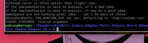 RPi Multi Camera V Init Camera Sh Appears To Freeze Issue ArduCAM RaspberryPi