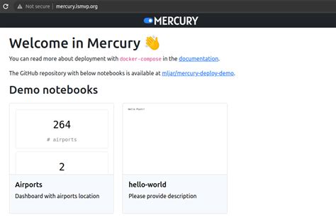Deploy With Docker Compose Mercury