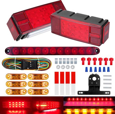 Amazon.com: LIMICAR Boat Trailer Lights, Trailer Lights LED Kit, Boat ...