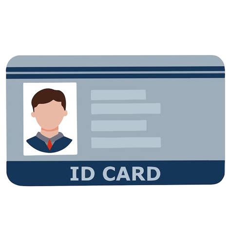 Premium Vector Simple Vector Id Card Illustration