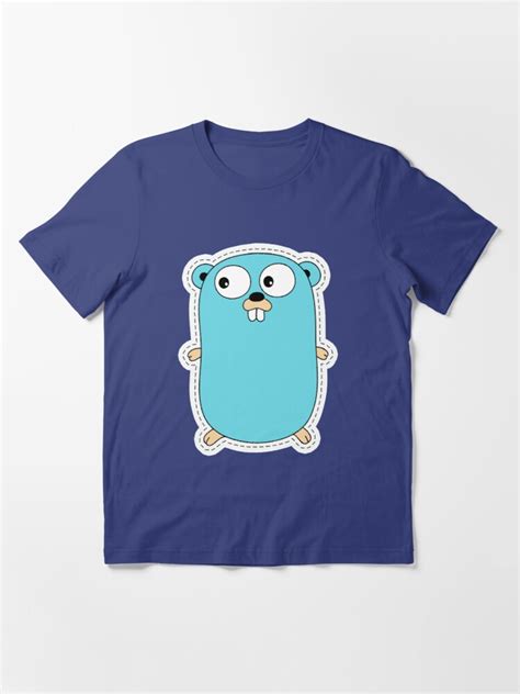 Go Programming Golang Gopher T Shirt For Sale By Vladocar Redbubble