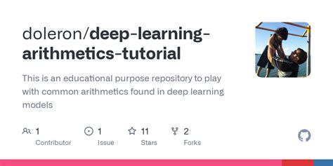 Github Dolerondeep Learning Arithmetics Tutorial This Is An