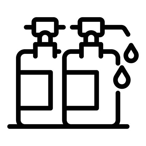 Liquid Hand Soap Icon Outline Style 15664835 Vector Art At Vecteezy