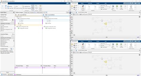 Comparison Tool Diff And Merge Changes Between Simulink Models MATLAB