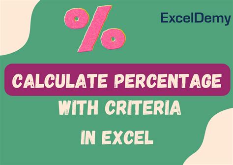 Calculate Percentage With Criteria In Excel Useful Examples ExcelDemy