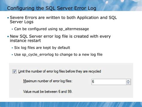 Ppt Module 15 Monitoring Sql Server 2008 R2 With Alerts And Notifications Powerpoint
