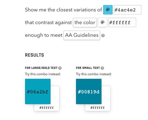 Contrast Checking Nested Elements