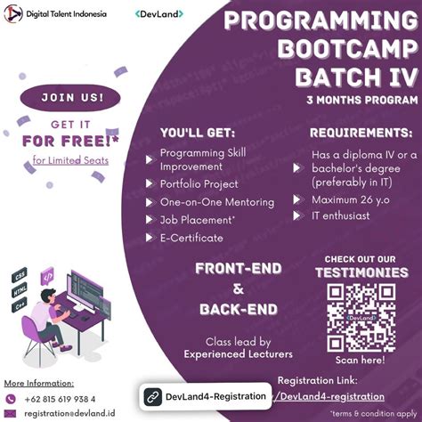 digital talent indonesia on linkedin bootcamp programming backend