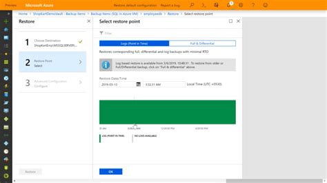 Доступно резервное копирование Azure для Sql Server на ВМ Поставщик облачных сервисов