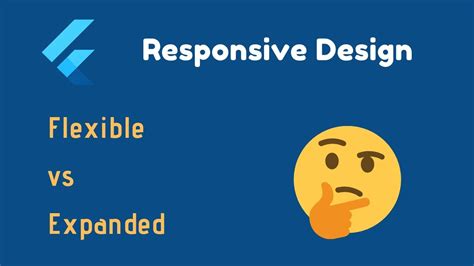 flutter responsive app expanded vs flexible widget youtube