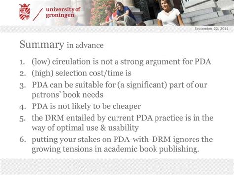 PDA In Theory And Practice PPT